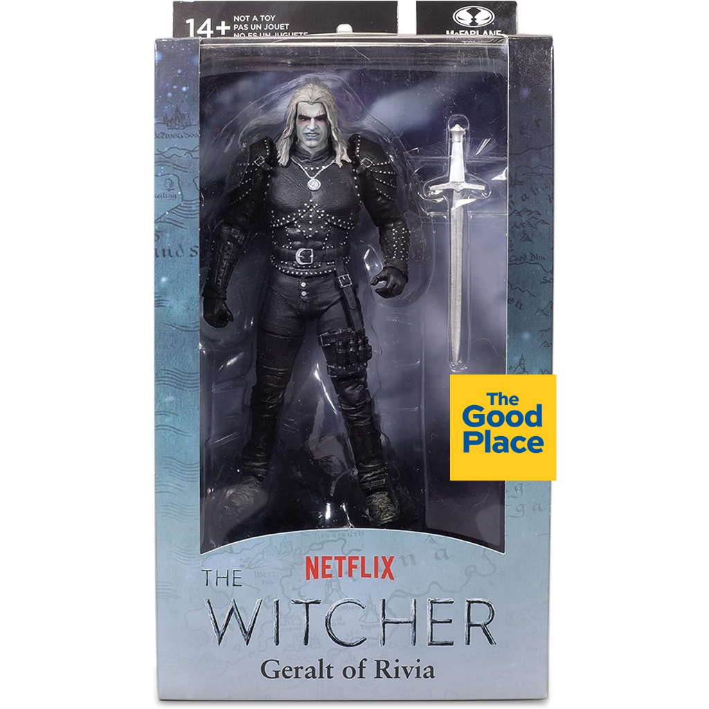 MCFARLANE Witcher Netflix 7" Geralt of Rivia Henry Cavill Figure Season ...