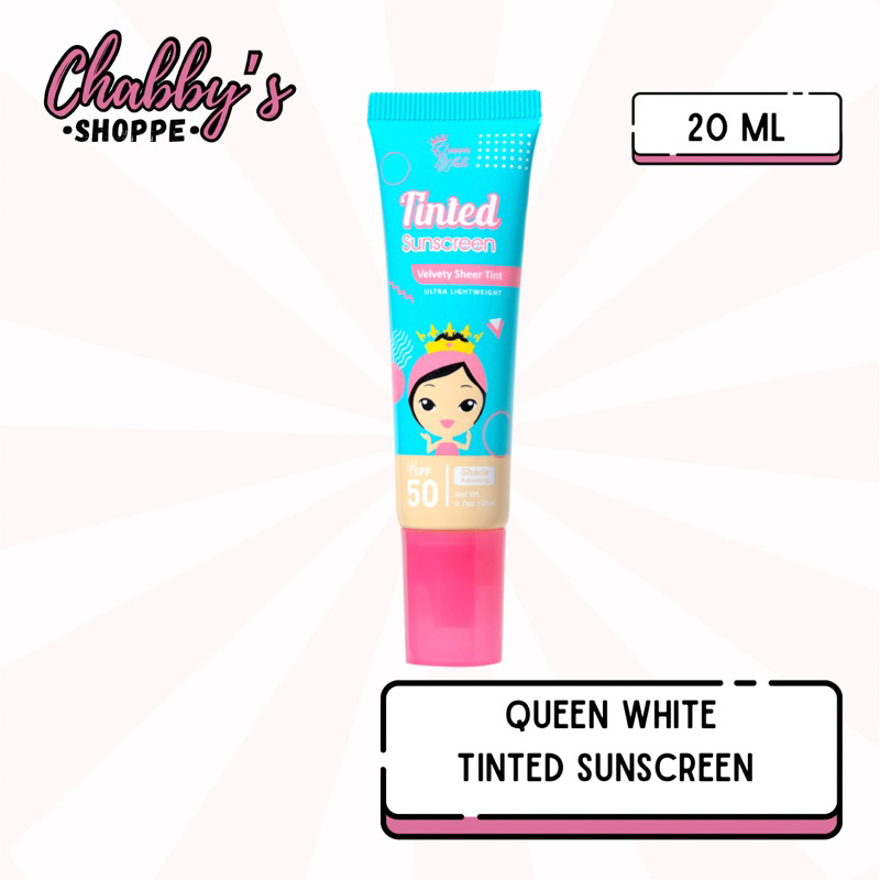 Queen White Tinted Sunscreen Shade Adjusting SPF50 | Shopee Philippines