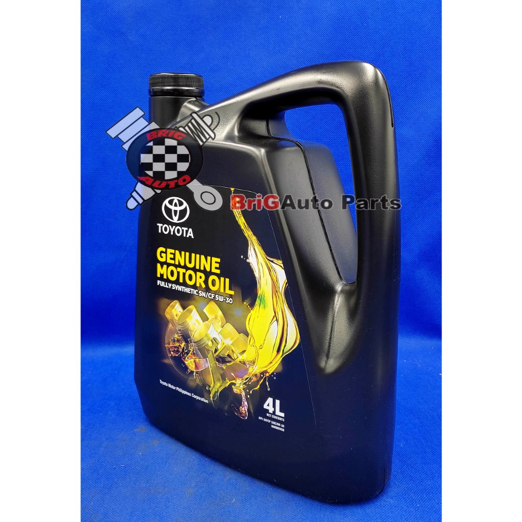 Toyota Fully Synthetic Motor Oil Gallon 5W-30 08880-85125 | Shopee ...