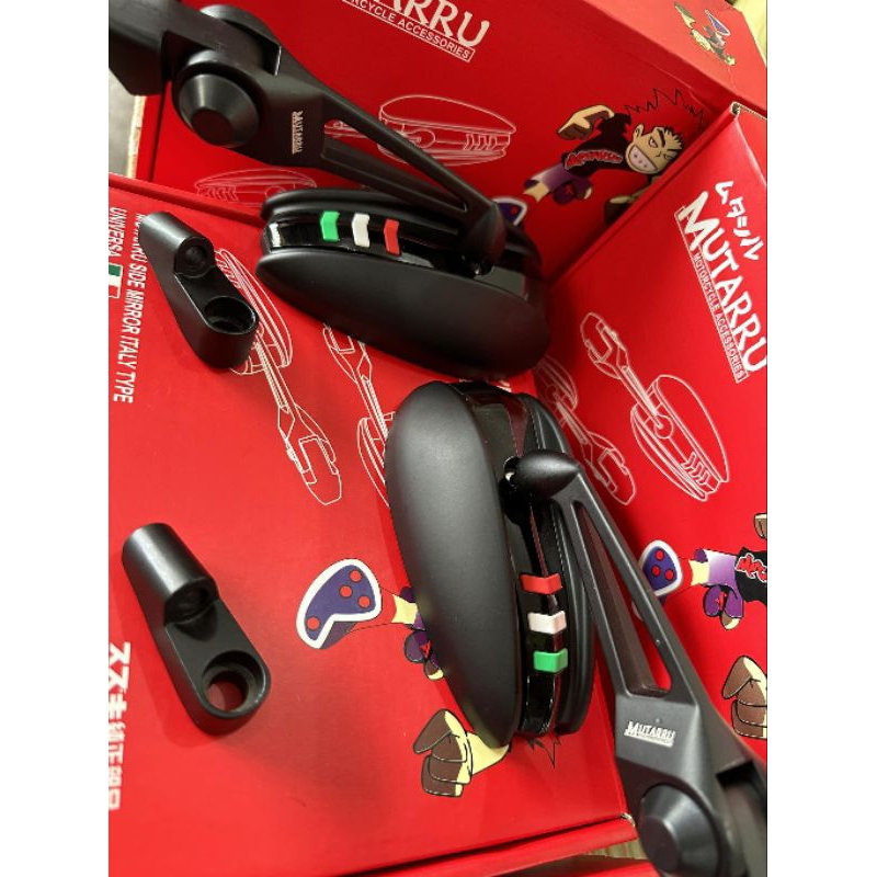 MUTARRU SIDE MIRROR ITALY TYPE ALLOY (UNIVERSAL) | Shopee Philippines