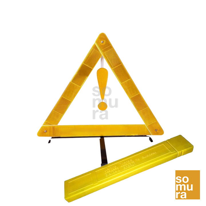 HEAVY DUTY Early Warning Device Triangle Signature Car Safety Emergency ...