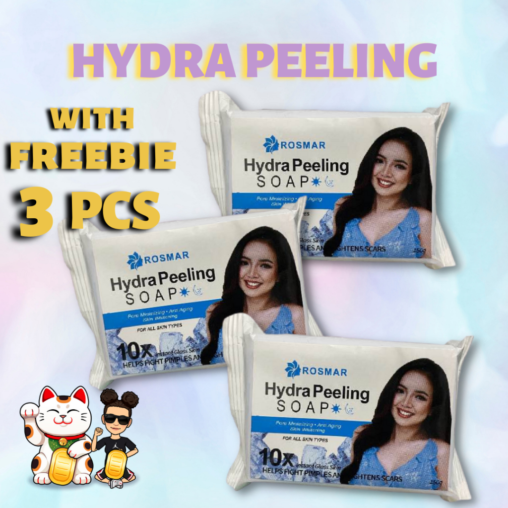 3PCS Rosmar hydra peeling soap 150g (onhand) | Shopee Philippines