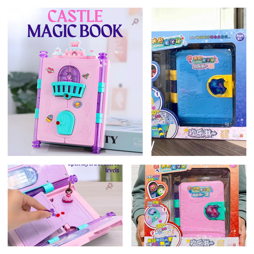 Magic Notebook and Castle Magic Notebook Toys for Kidsa | Shopee ...