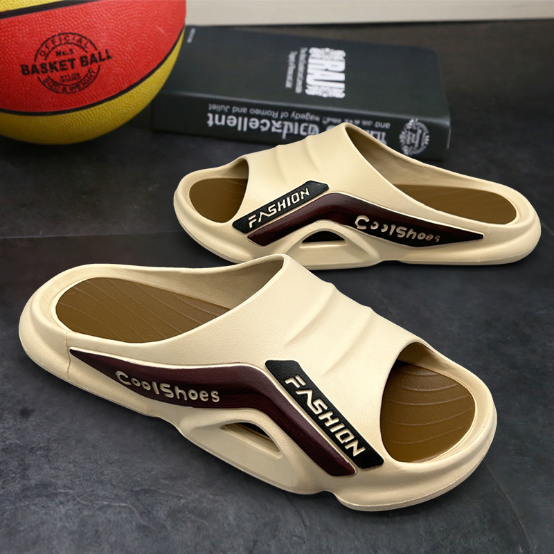 slippers for men thick sole crocs couple sleeper anti slip unisex ...