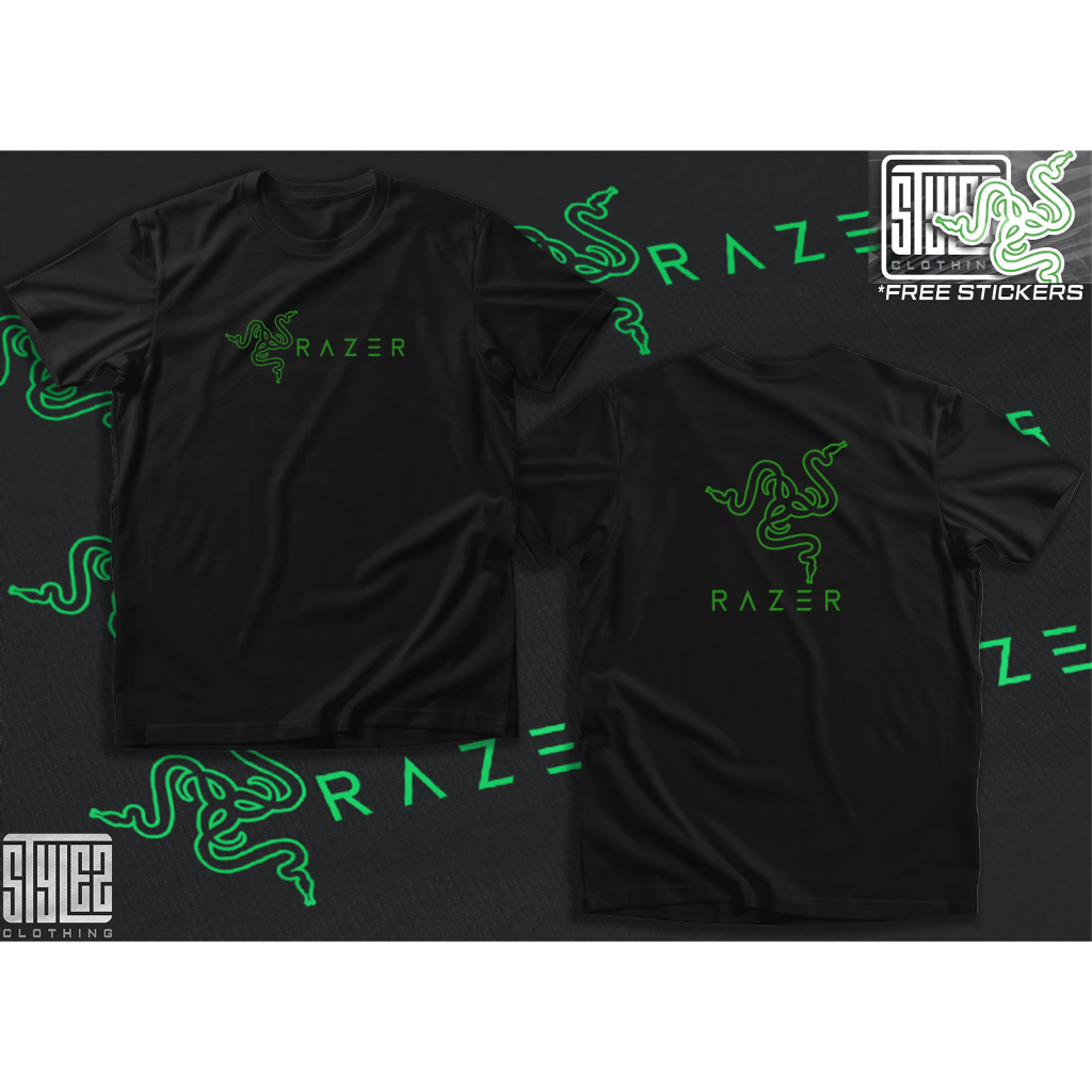 RAZER GAMING APPAREL T-SHIRT PCMR V2 | Shopee Philippines