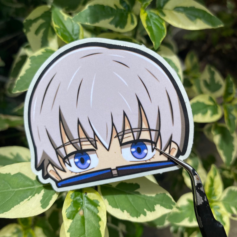 Jujutsu Kaisen | Gojo | JJK | Vinyl Peeker Sticker | Waterproof ...