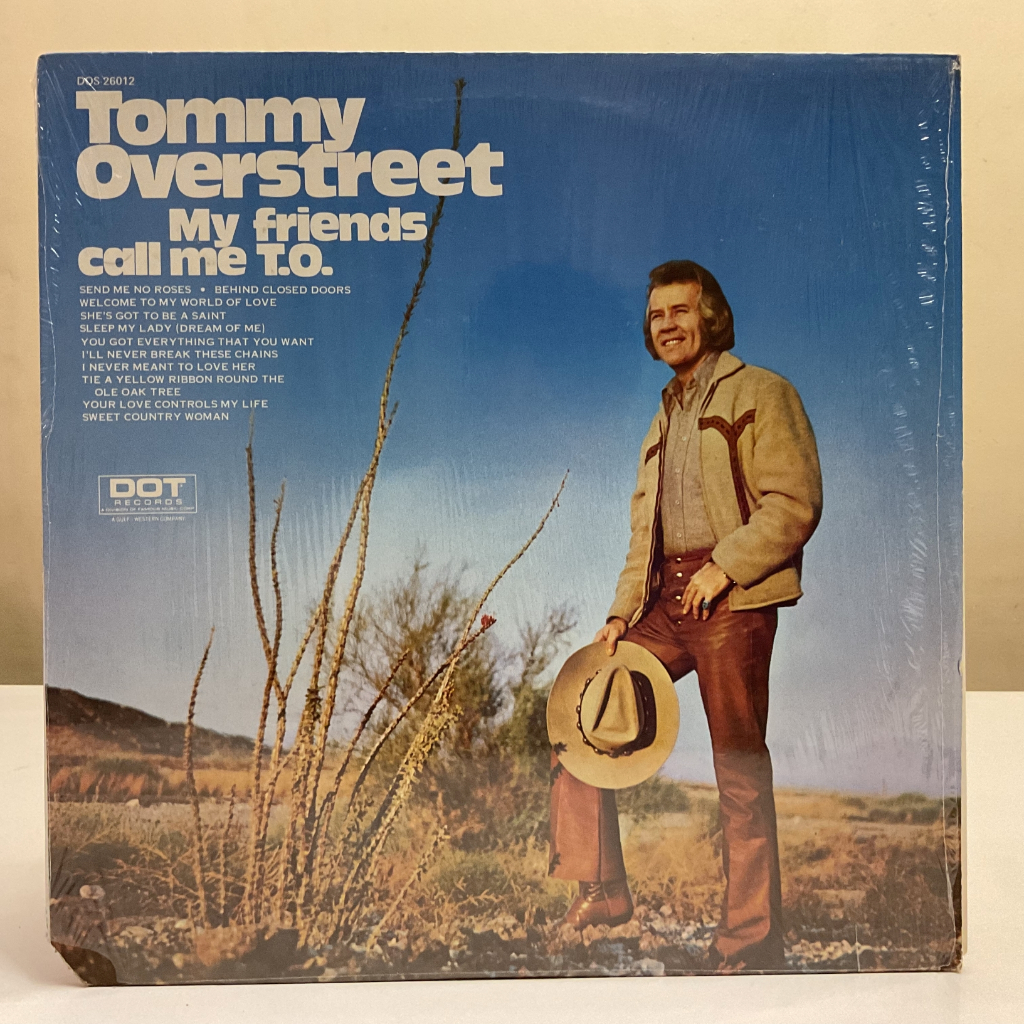 Tommy Overstreet – My Friends Call Me T.O. (LP Vinyl Record/Country ...