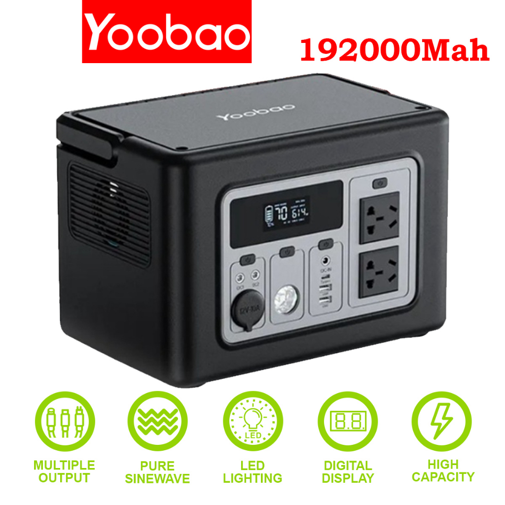 Yoobao EN700Q 220V 770W 192000mAh Big Capacity Power Station Portable ...