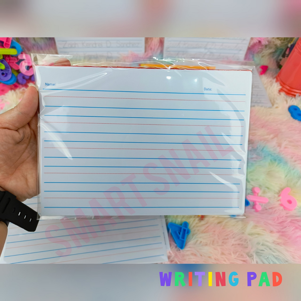 TRACING PAD 40 pages (Name, Alphabet, Lines, Shapes, Cursive, Name ...