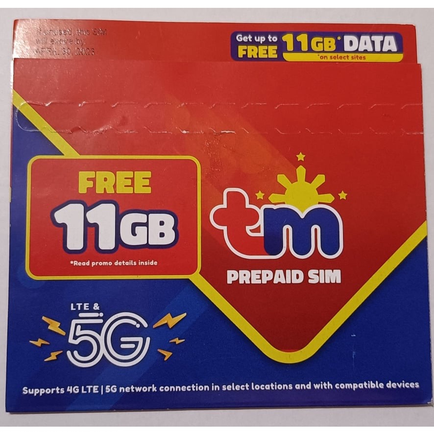 TM Prepaid 5G LTE Sim Special Number | Shopee Philippines