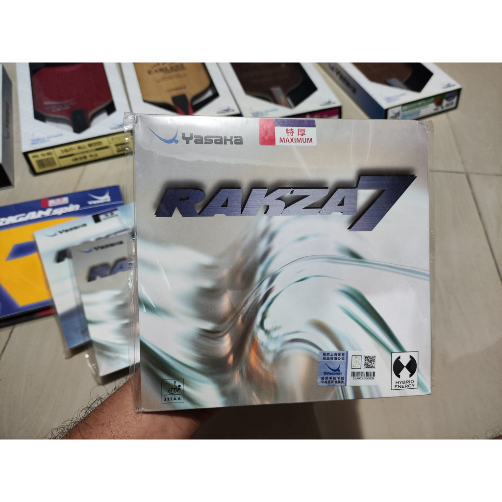 Yasaka Rakza 7 Rubber original table tennis rubber Authentic Pingpong rubber made in Germany ...