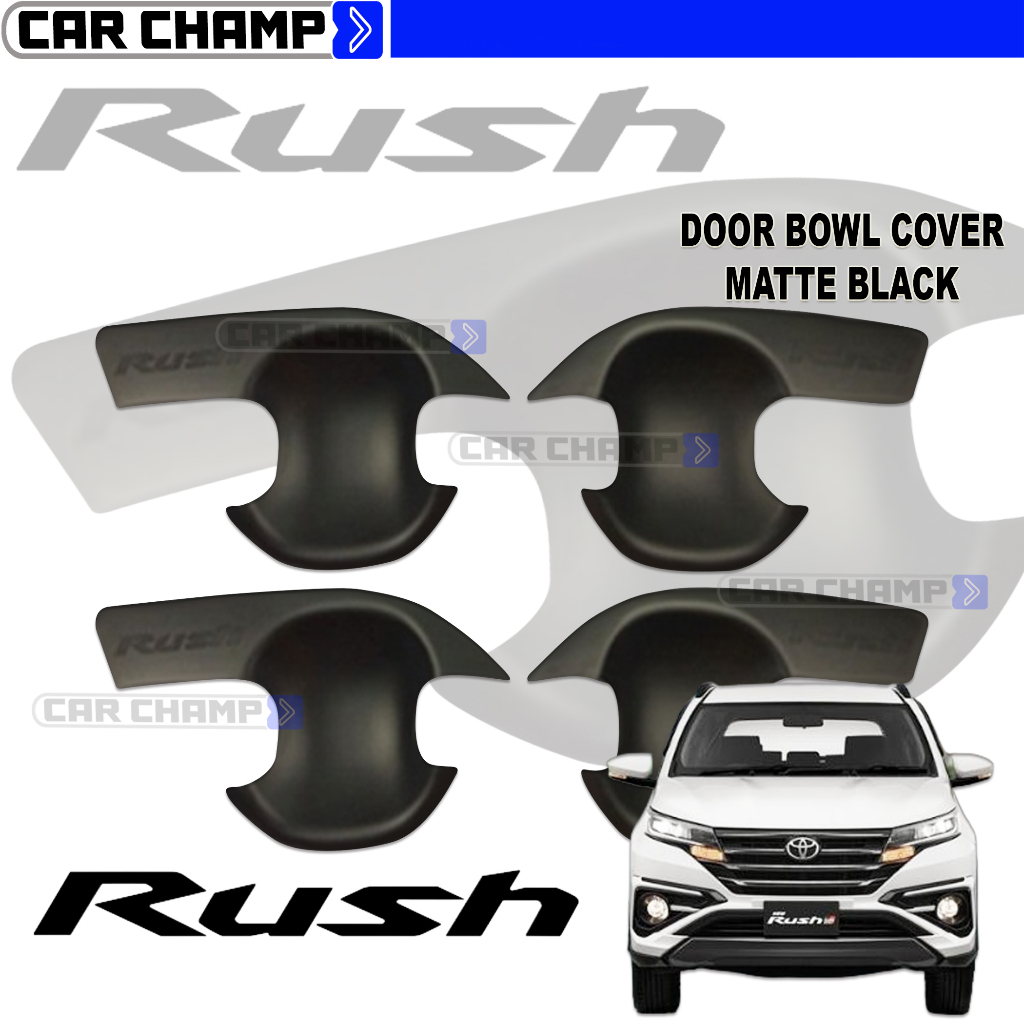 Toyota Rush 2018 to 2023 Door bowl cover matte black 2019 2020 2021 ...