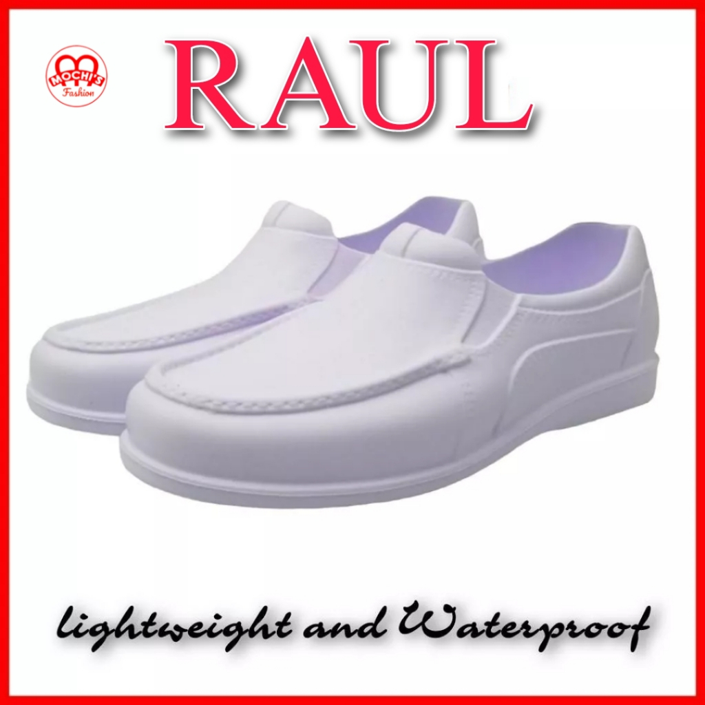 DURALITE 'Raul' Men's Lightweight and Waterproof Round Toe Non-Slip ...