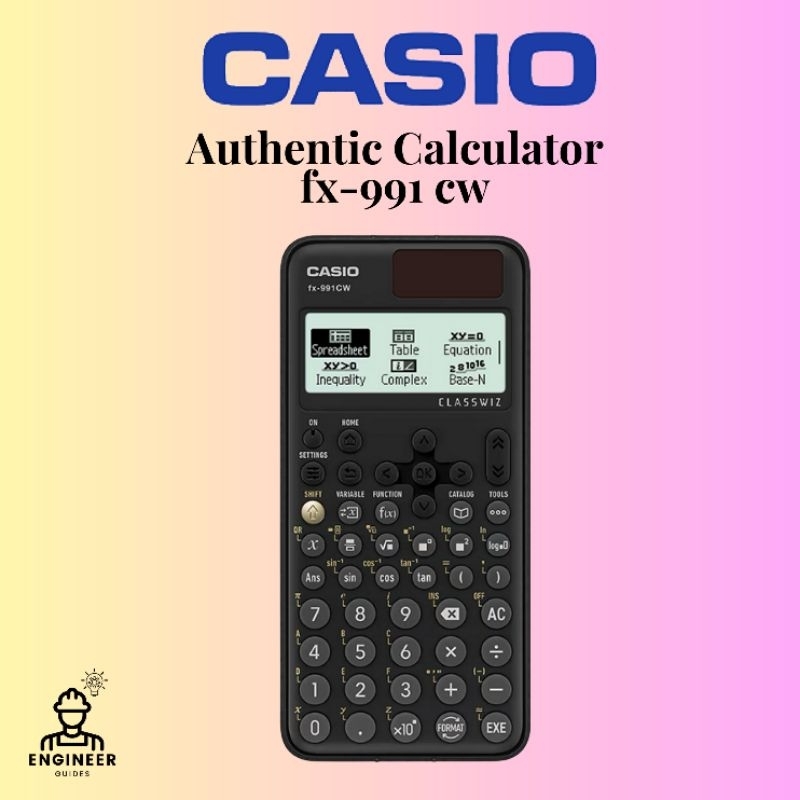 Casio fx-991cw Black and Pink Scientific Calculator | Shopee Philippines