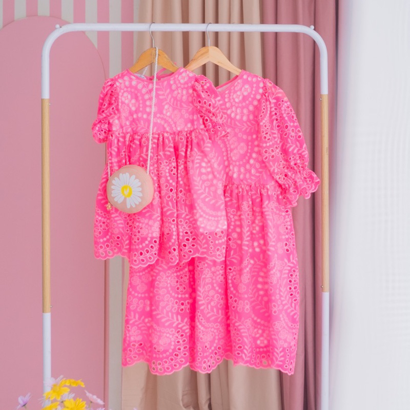 Cece Fuschia Pink (Mom and daughter) | Shopee Philippines