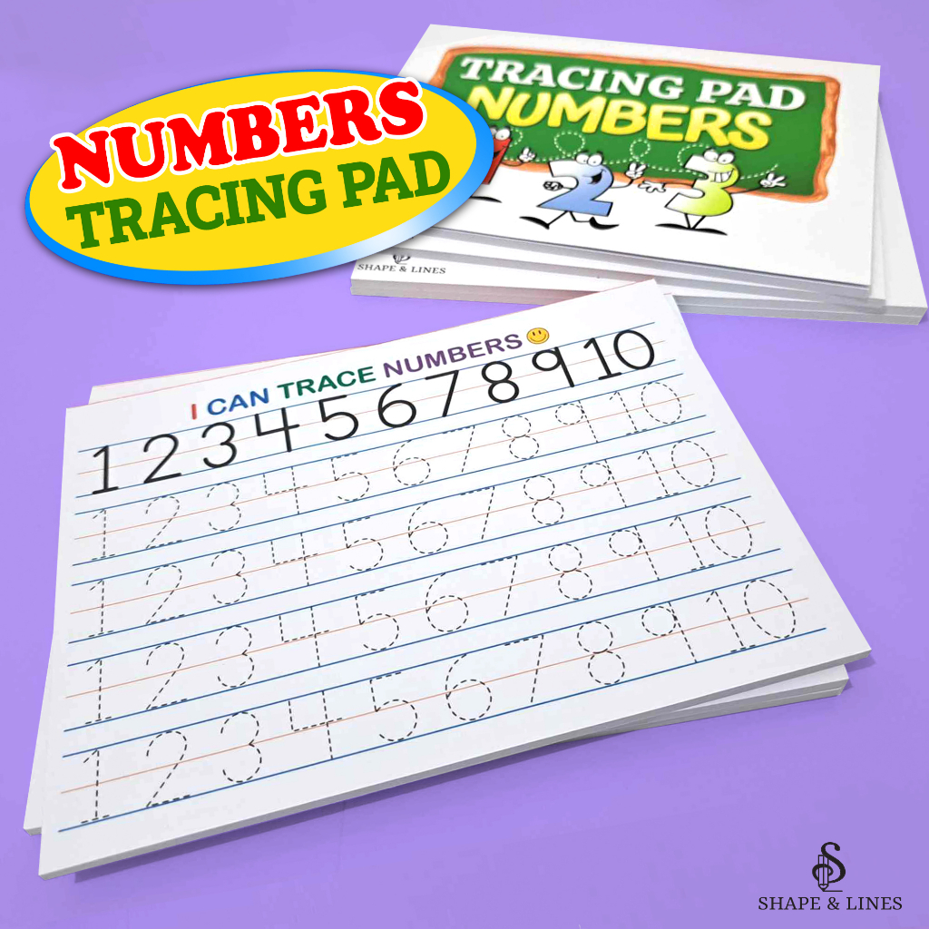 Kids Tracing Pad Numbers ( 1-10 ) | Shopee Philippines