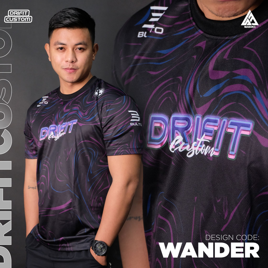 DRIFIT CUSTOM TEE - WANDER | Shopee Philippines