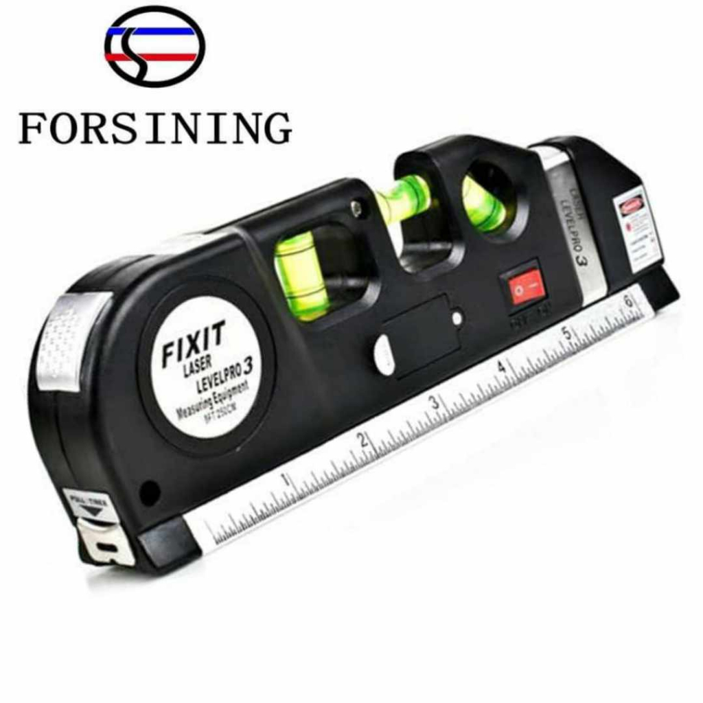 ABC Multipurpose Adjustable Standard Measure Line Tool Laser Level Metric Tape Ruler | Shopee ...