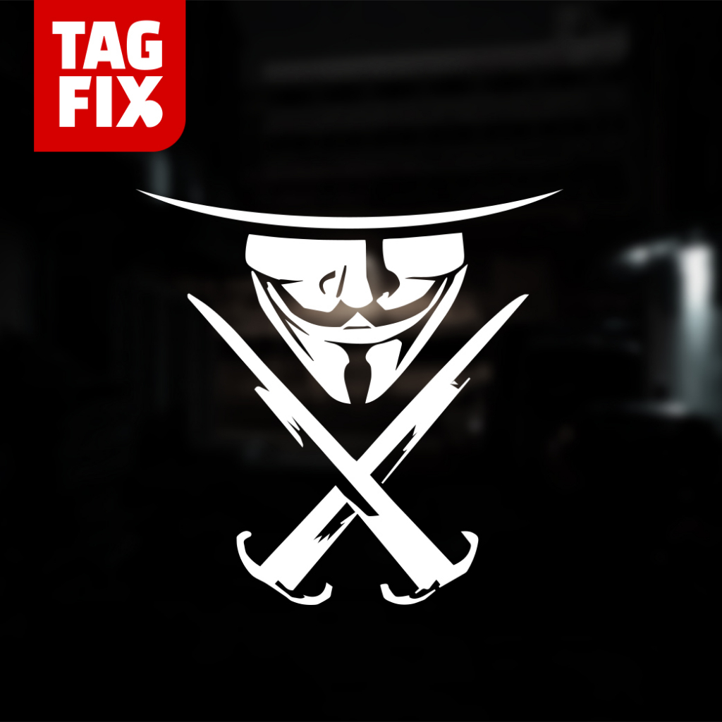 V for Vendetta Guy Fawkes diecut decal | Shopee Philippines