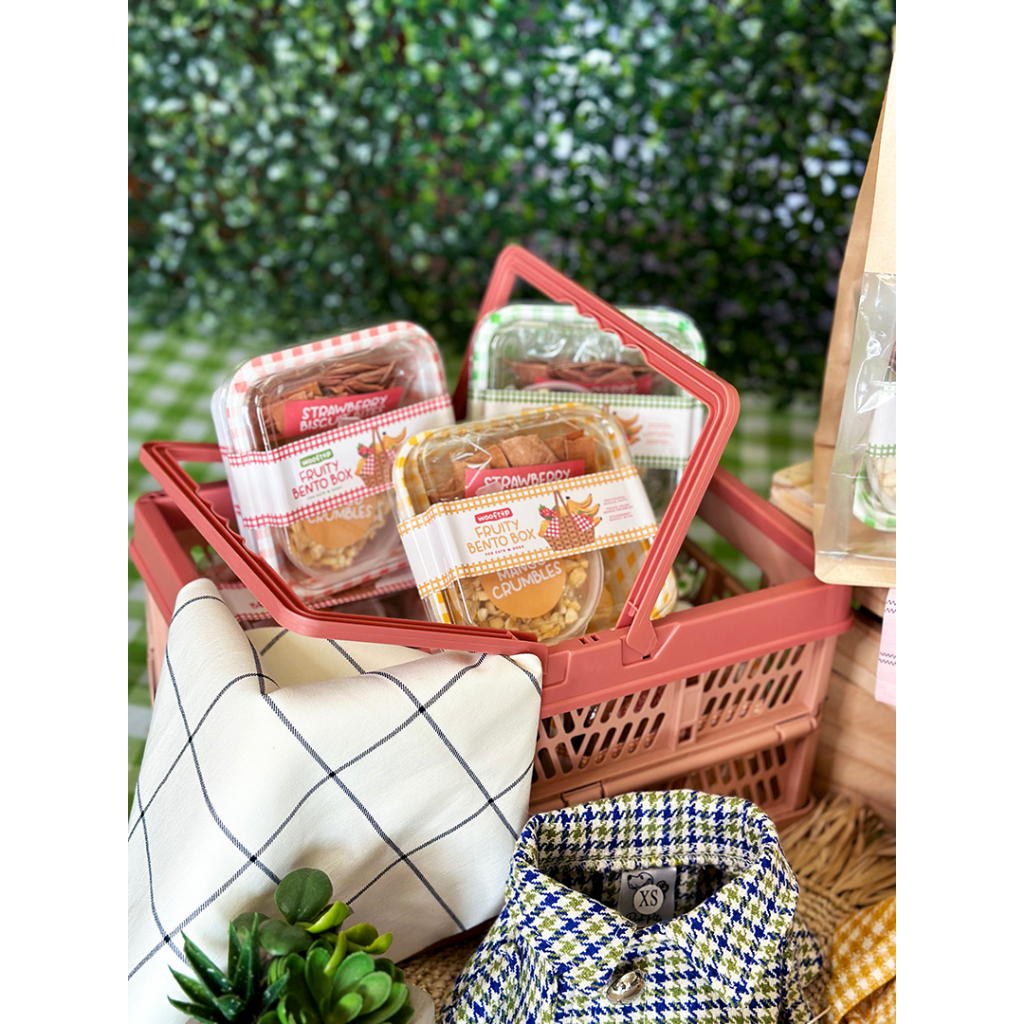 Fruity Bento Box (Strawberry Biscuit Bites, Dehydrated Banana Chips ...