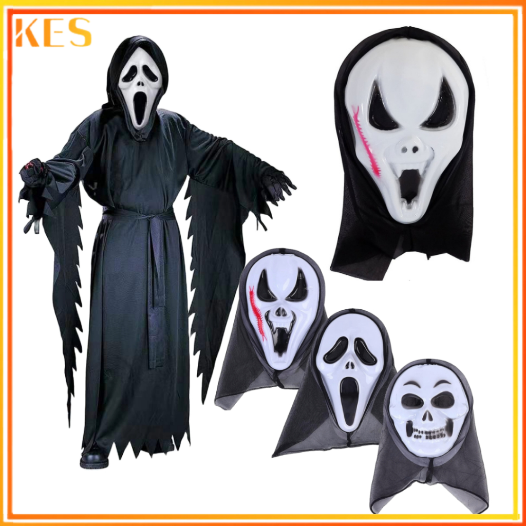 Halloween party horror masks ghost demon witch vampire screaming mask ...