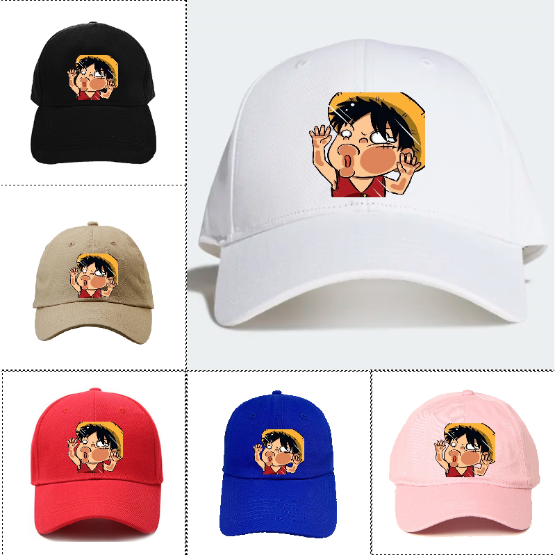 straw hat luffy Cap Exclusive Design Cotton Baseball Cap/Outdoor casual ...