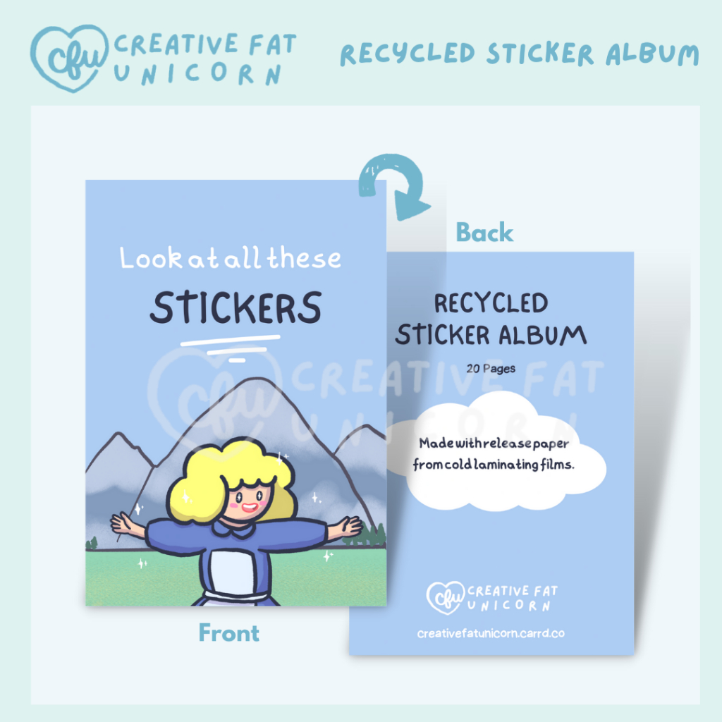 Look at all these Stickers - Recycled Sticker Album by Creative Fat ...