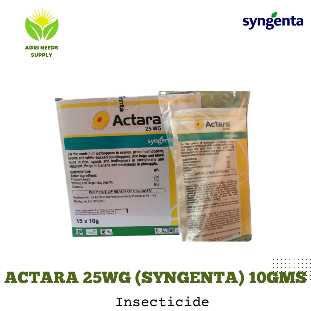 Actara 25WG (syngenta) 10gms | Shopee Philippines