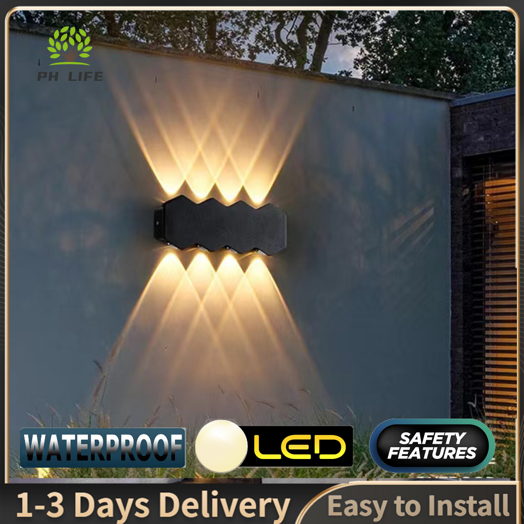 Led Waterproof Outdoor Wall Lamp 3W 4W 6W 8W Wall Light IP65 Waterproof ...