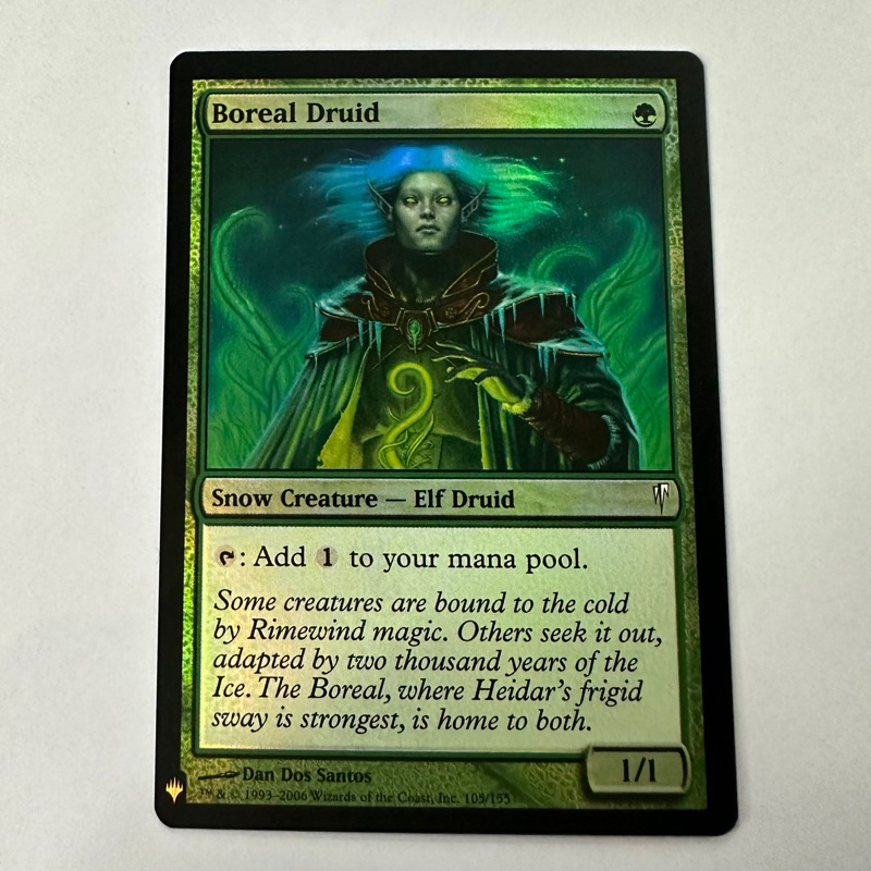 BOREAL DRUID | ELF DRUID | COLDSNAP | GREEN | MTG MAGIC THE GATHERING | Shopee Philippines