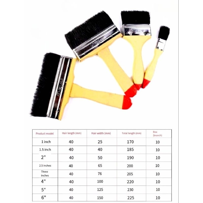 Paint Brush Black Bristles Special Paint Brush Black Brush Paint Brush ...