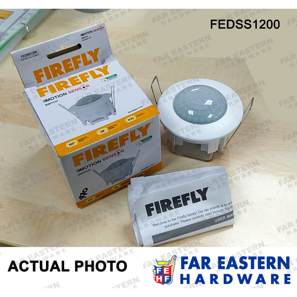 FIREFLY Motion Sensor Switch Light Recessed | Surface Type | Shopee ...