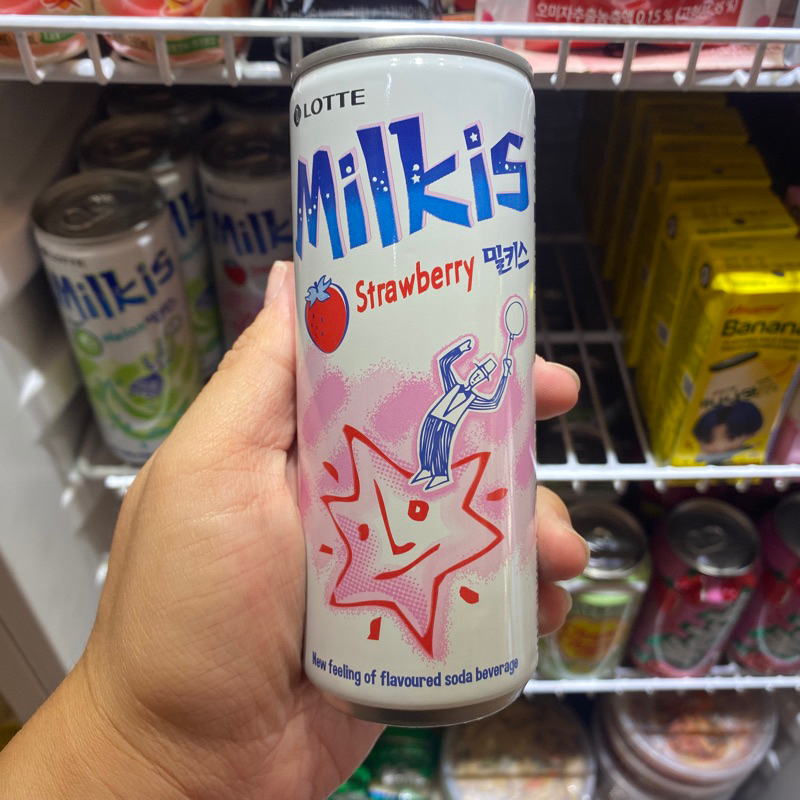 Lotte Milkis Drink Carbonated Yogurt Milk 250ml | Shopee Philippines