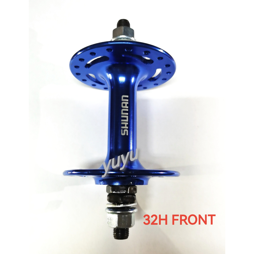 TAIWAN SHUNAN Alloy Hub Front & Rear 32 36 Holes 18T Sealed Bearing Hub ...