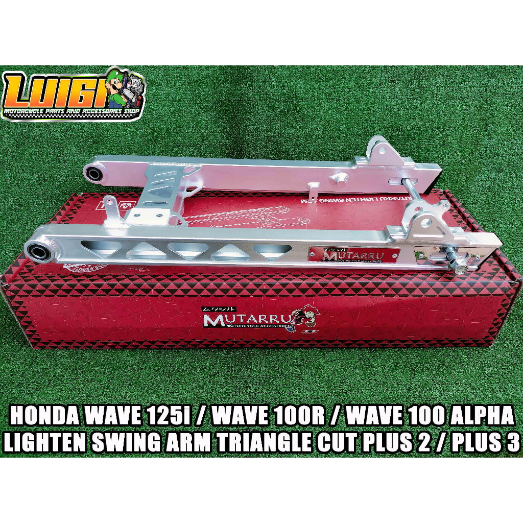 MUTARRU HONDA WAVE 125i / WAVE 100 LIGHTEN SWING ARM TRIANGLE CUT PLUS ...