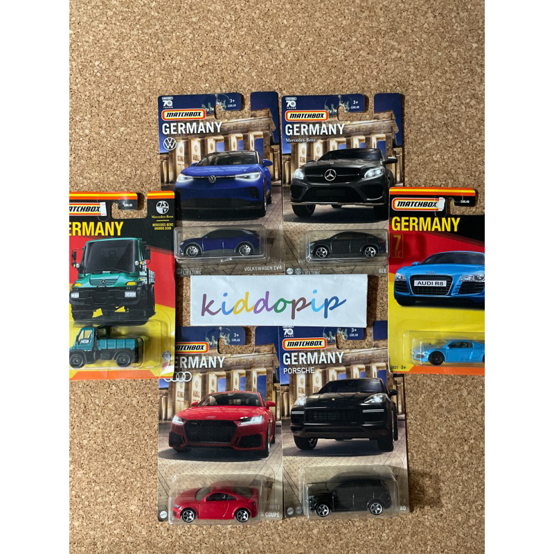 Matchbox Germany Series/Porsche/Volkswagen/Audi/Unimog/Mercedes Benz ...
