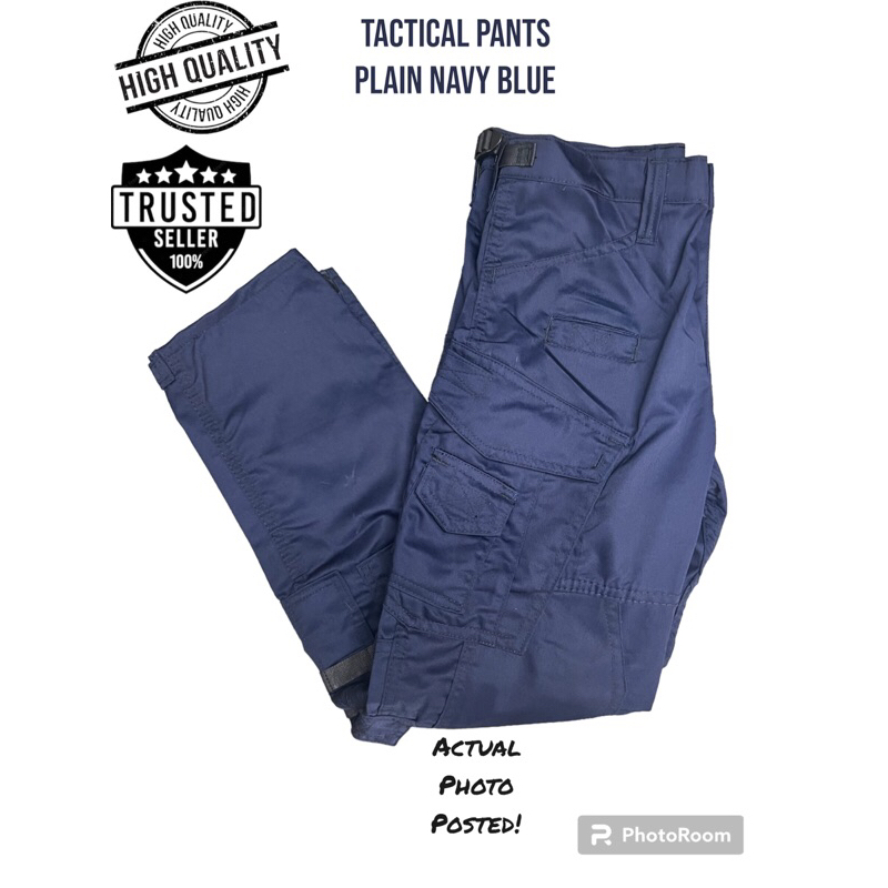 Tactical Pants Navy Blue | Shopee Philippines