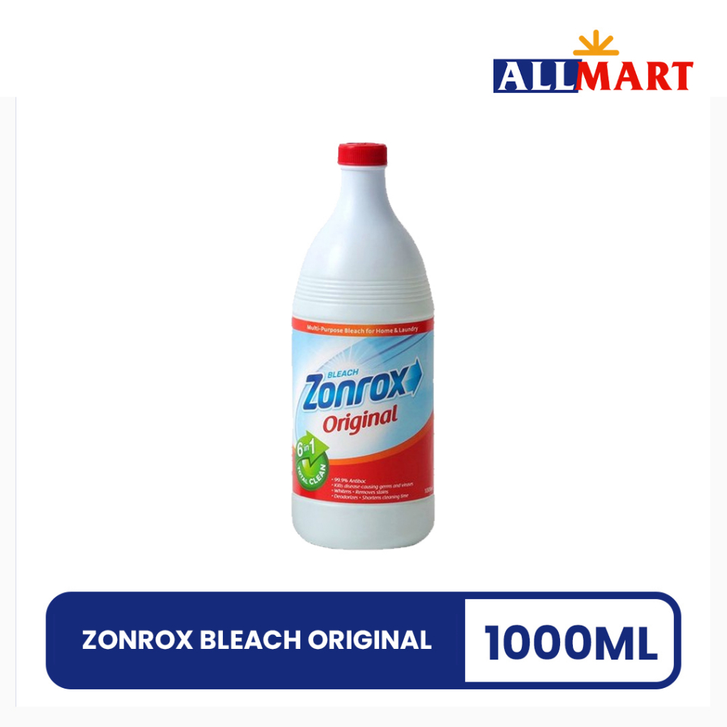 Zonrox Bleach Original (Red) 1000ml - AllMart Online Grocery | Shopee ...