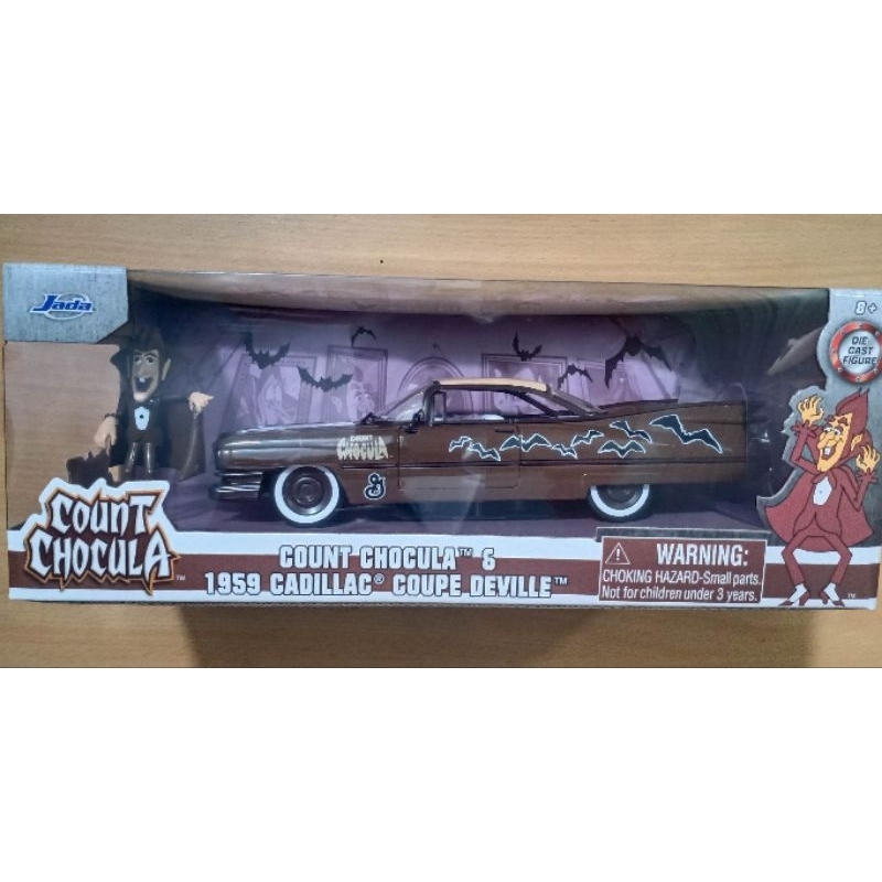 Jada 1:24 scale Count Chocolate & Cadillac Coupe DeVille | Shopee ...