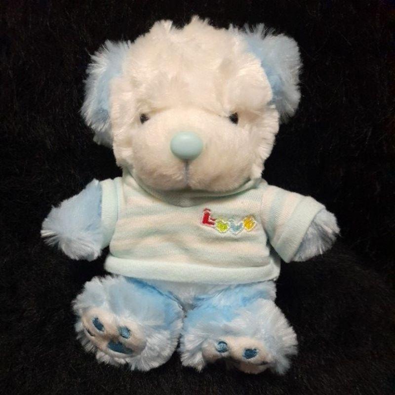 blue mini bear plush 16cm | Shopee Philippines