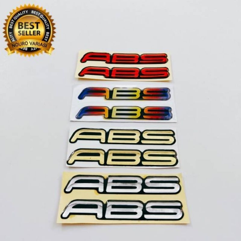 ABS NINJA FI NMAX XMAX PCX AEROX CBR250 embossed jelly emblem, 1 set ...
