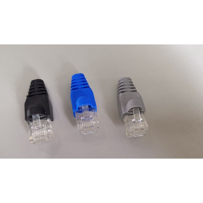 RJ45 WITH RUBBER BOOTS 7.00 | Shopee Philippines