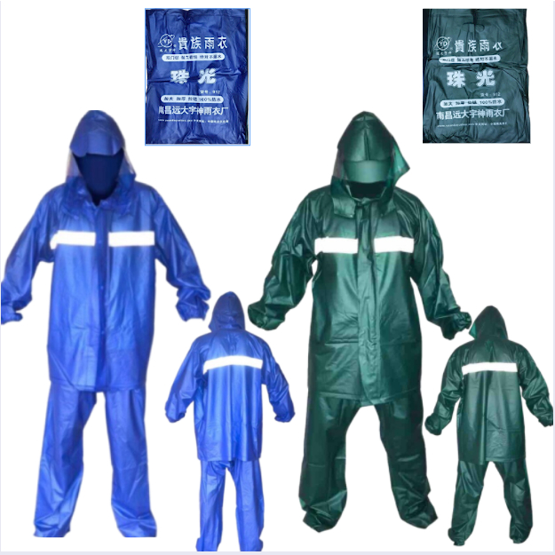 High Quality Safety Reflective Raincoat Set for Motorcycle Riders ...