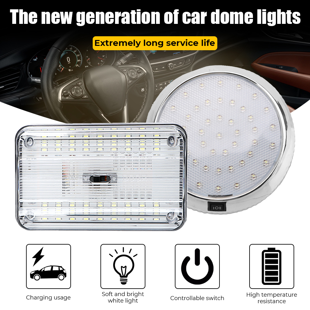 [Immediate delivery]12V 36 LED Car Doom Light Vehicle Interior Dome ...