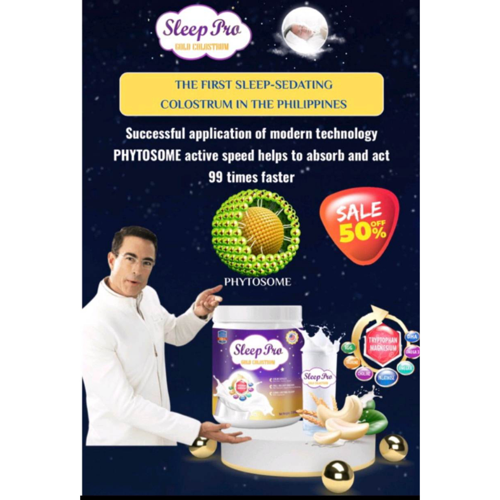Sleep Pro Gold Colostrum| For Faster and Deeper Sleep| FDA Approved Nt ...