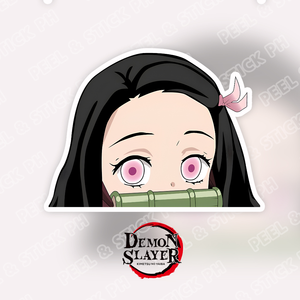 Nezuko Kamado | Demon Slayer | Peeker Vinyl Sticker | Shopee Philippines
