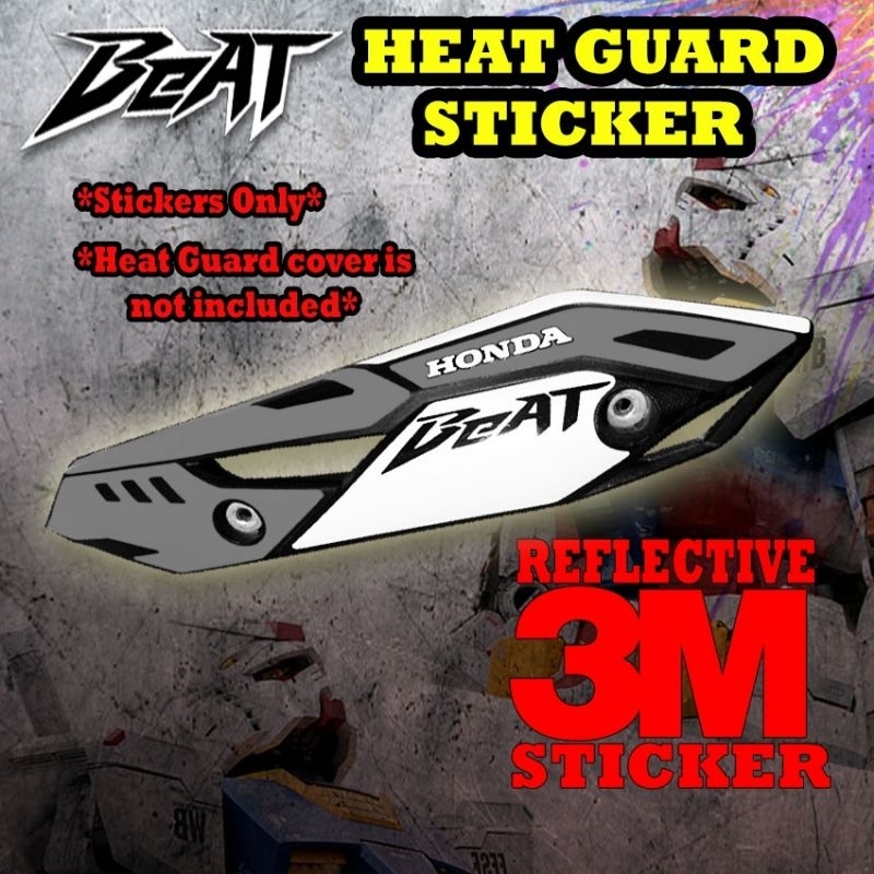 HONDA BEAT Fi HEAT GUARD STICKER / HONDA Fi ACCESSORIES/HONDA BEAT Fi ...