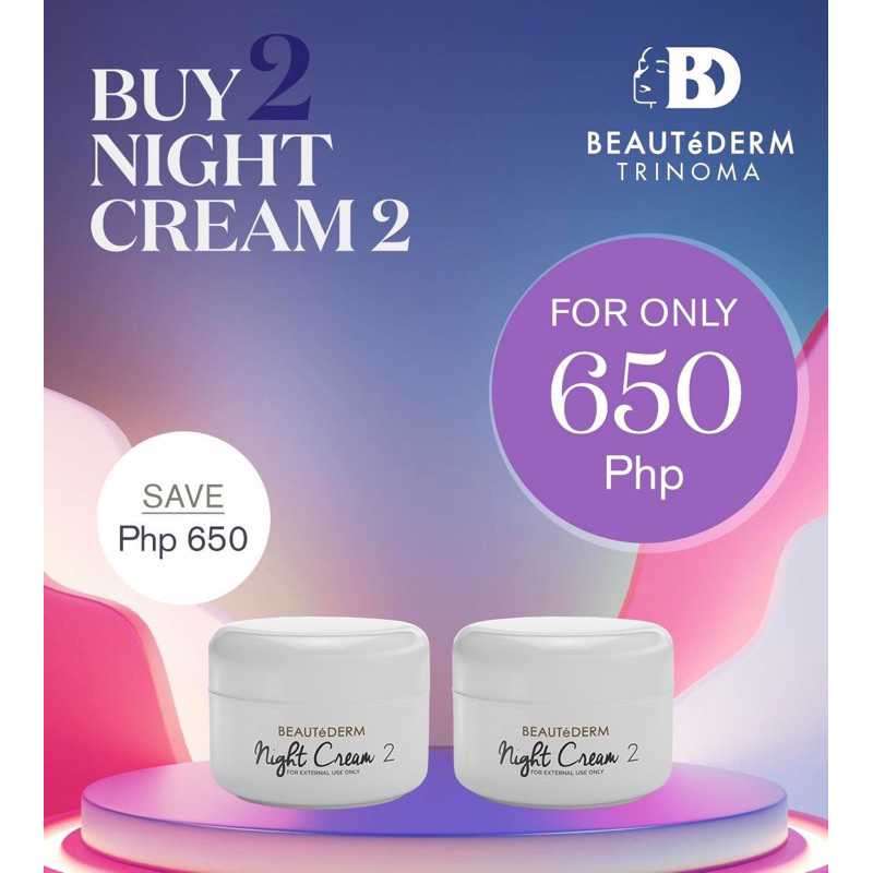 Beautederm Night cream 1 2 3 day cream 20g and 50g Promo | Shopee ...