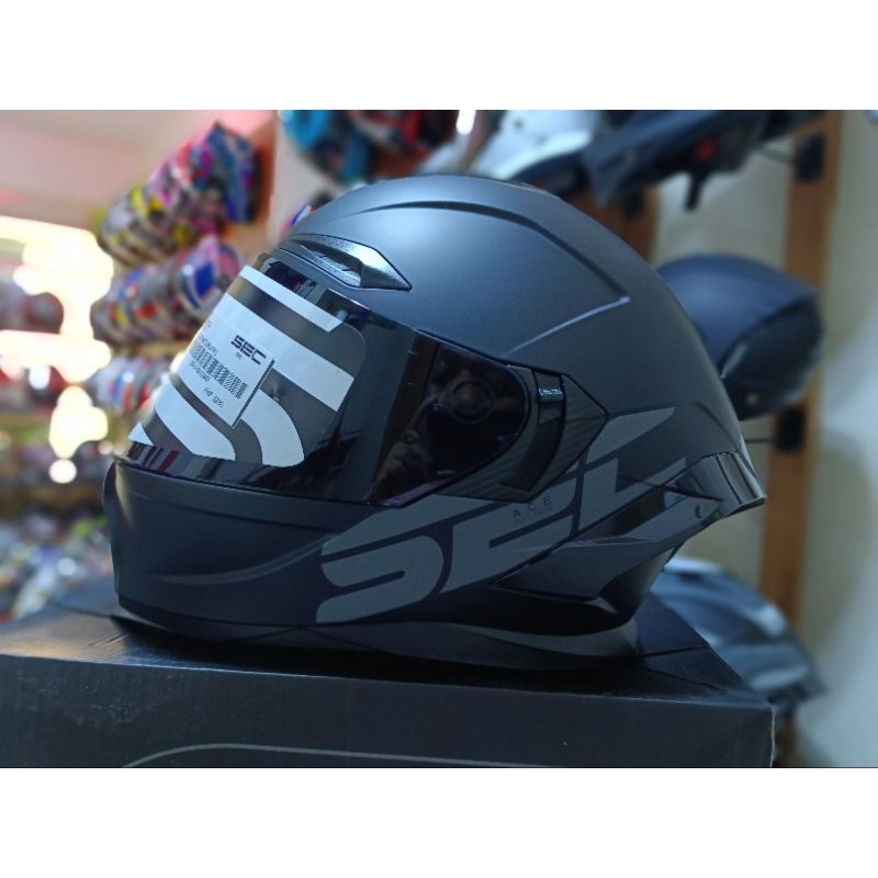 SEC ACE FULL FACE DUAL VISOR(FREE CLEAR LENS) | Shopee Philippines