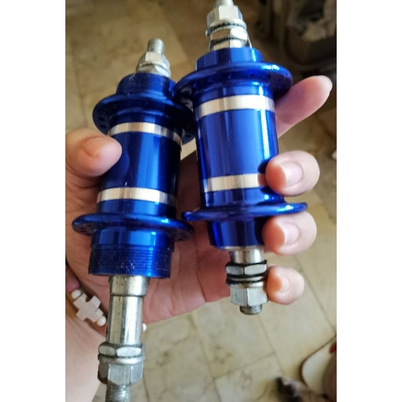 Front and Rear Hubs Alloy Double Thread 36 Holes x 14 Gauge | Shopee ...